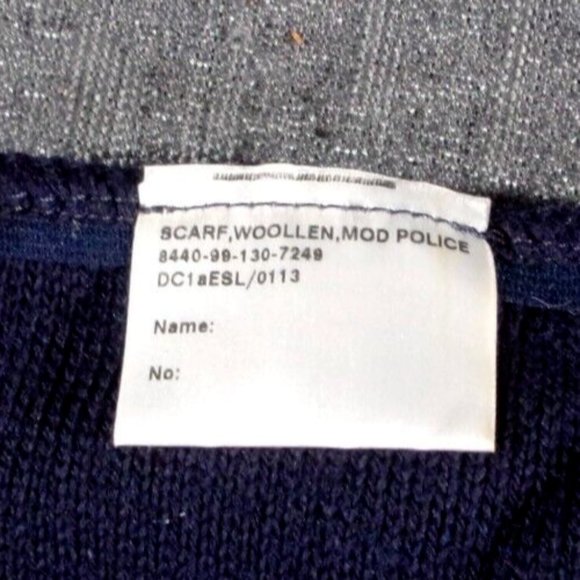 Accessories | Nwot Woolen Blue Mod Police Law Enforcement Cold Weather ...